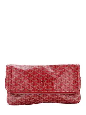 Goyard Saint Marie Clutch Coated Canvas - Red