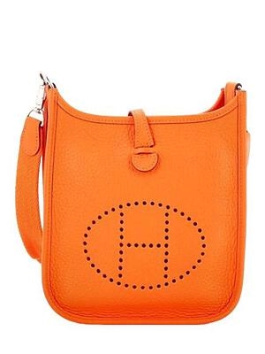 Hermès Tpm Evelyne Bag Gen Iii Clemence - Orange