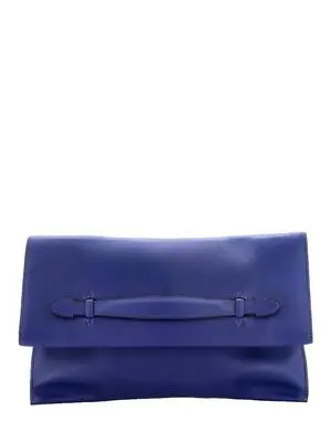 Hermès Pliplat Clutch Swift Blue