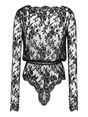 SAINT LAURENT Saint Laurent Lace Bodysuit
