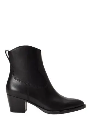 Ralph Lauren Harpher Calfskin Bootie - Black