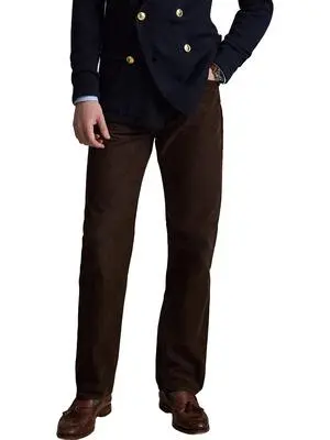 Ralph Lauren Straight Fit Corduroy Pant - Dark Beech