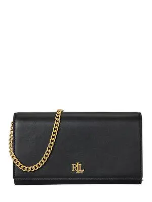 Ralph Lauren Leather Medium Adair Ii Crossbody Black