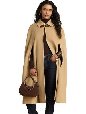 Ralph Lauren Wool-blend Cape - Camel