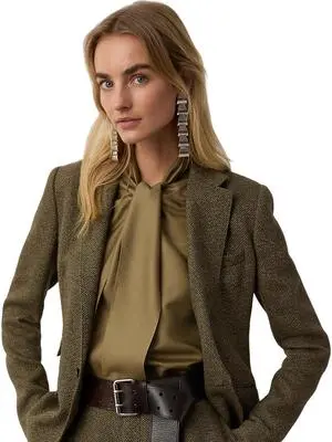 Ralph Lauren Parker Broken-twill Jacket - Cypress Multi