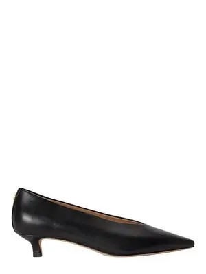 Ralph Lauren Francesca Nappa Leather Pump - Black