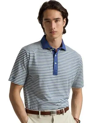 Ralph Lauren Classic Fit Performance Polo Shirt - Lima Bean Multi
