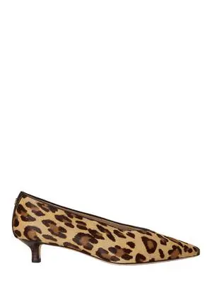 RALPH LAUREN Francesca Leopard-print Haircalf Pump