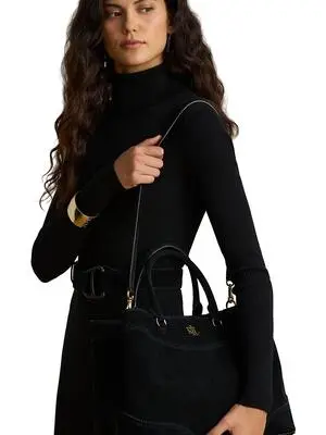 Ralph Lauren Ralph Lauren Large Marcy Satchel Black