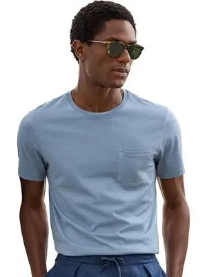 Ralph Lauren Garment-dyed Jersey Pocket T-shirt - Windward Blue