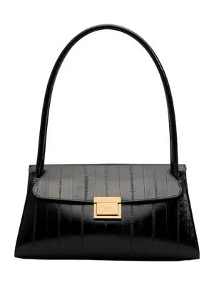 AMI Paris Small Cow Leather Mimi Bag - Black