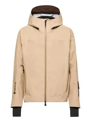 Moncler Hinterburgs Hooded Gore-tex Ski Shell Jacket - Beige