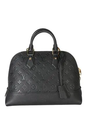 LOUIS VUITTON Louis Vuitton Monogram Empreinte Neo Alma PM Shoulder Bag Black