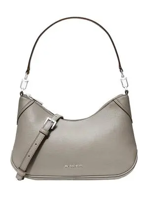 Michael Kors Jet Set Medium Leather Crossbody Bag In - One Size By Brown