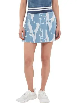 MALBON Lily Ink Wash Skirt - Blue Shadow