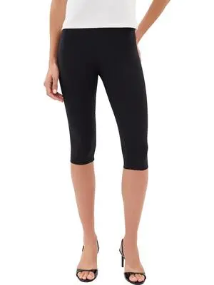 Commando Neoprene Capri Leggings - Black