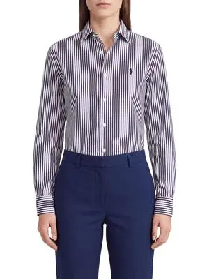 Polo Ralph Lauren Striped Cotton Shirt - Pink