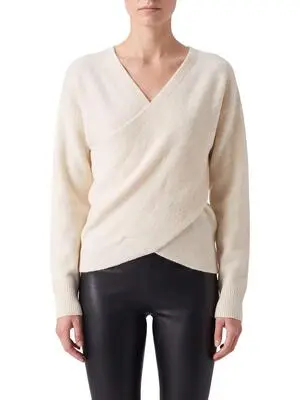 Federica Tosi FEDERICA TOSI V-Neck Wool And Cashmere Blend Jumper White