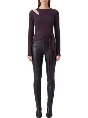 Federica Tosi Slim Fit Long-sleeve Jumper - Brown