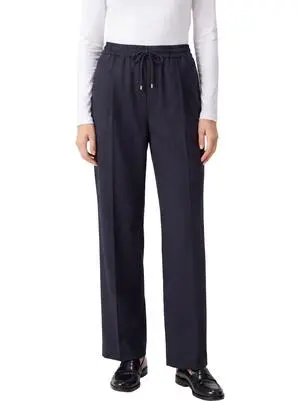 BRIGLIA 1949 Tailored Trousers With Drawstring Waist - Blue