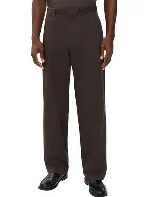 Theory Straight Chinos - Classic Brown