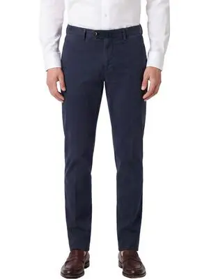 PT TORINO Slim Fit Cotton And Cashmere Chino Trousers - Blue