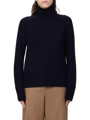 Max Mara Max Mara Wool And Cashmere Blend Turtleneck Blue
