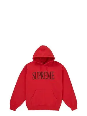 Supreme Capital Hooded Sweatshirt - Red