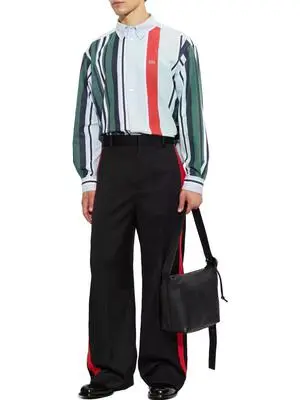 Loewe Tailored Side-stripe Trousers - Black