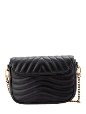 LOUIS VUITTON New Wave Multi Pochette Quilted Leather Crossbody Bag - Black