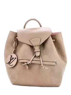 LOUIS VUITTON Louis Vuitton Montsouris NM Monogram Empreinte Leather PM Backpack Neutrals