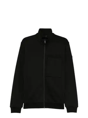 Moncler Logo Embroidered Jacket - Black