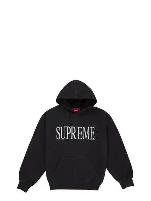 Supreme Capital Hooded Sweatshirt - Black