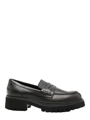 GUGLIELMO ROTTA Leather Loafers - Black