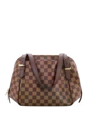 LOUIS VUITTON Louis Vuitton Belem Damier MM Shoulder Bag Brown