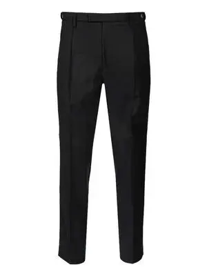 Barena Venezia Masco Flan Pleated Trousers - Black