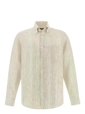 PAUL & SHARK Soffio Striped Linen Shirt