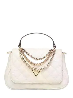Guess Giully Quilted Chain-detail Tote Bag - Neutrals