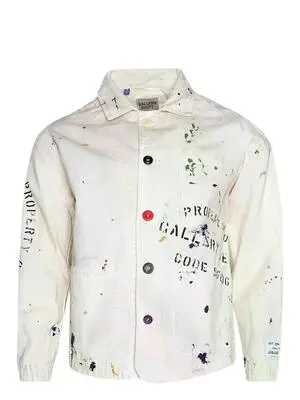 GALLERY DEPT. Paint-splatter Shirt Jacket - Neutrals