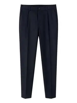 Dolce & Gabbana Pleated Elasticated-waist Trousers - Blue