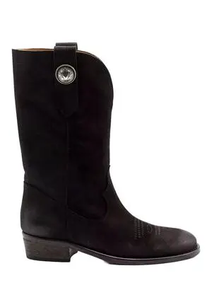 VIA ROMA 15 Via Roma 15 Applique Embroidery Boots