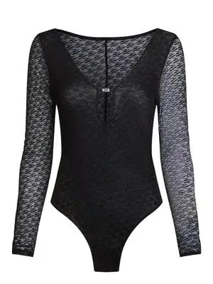 KARL LAGERFELD Karl Lagerfeld Autograph Mesh Bodysuit