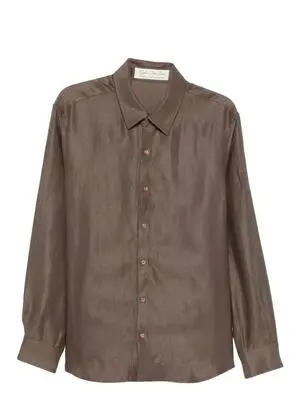 GOD'S TRUE LINEN Long-sleeve Linen Shirt