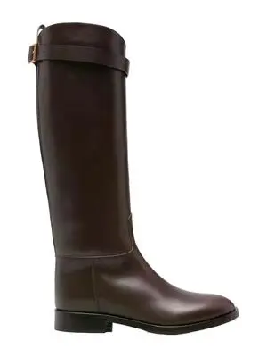 ELEVENTY Eleventy Buckled Leather Boots