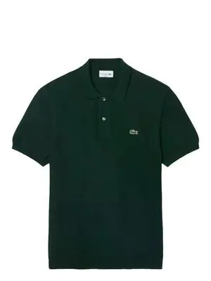 Lacoste Logo-patch Knit Polo Shirt - Green