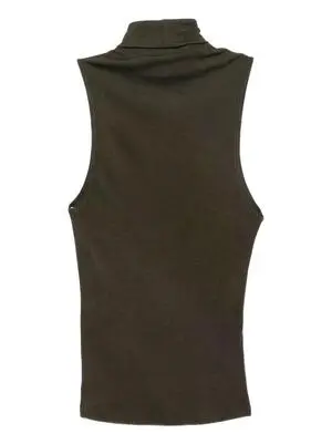 ALYSI Sleeveless Roll Neck Top