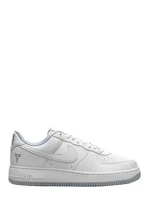 Nike Kobe Bryant Air Force 1 Snakeskin-effect Low-top Sneakers - White