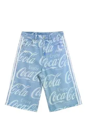 Adidas Classic Sport Denim Shorts - Blue