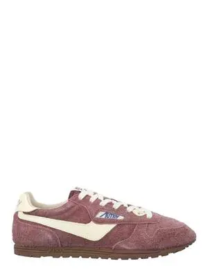AUTRY Windspin Logo-patch Sneakers Red