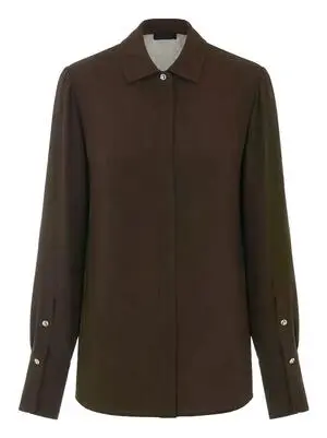 Liu Jo Classic Collar Button-cuff Shirt - Brown